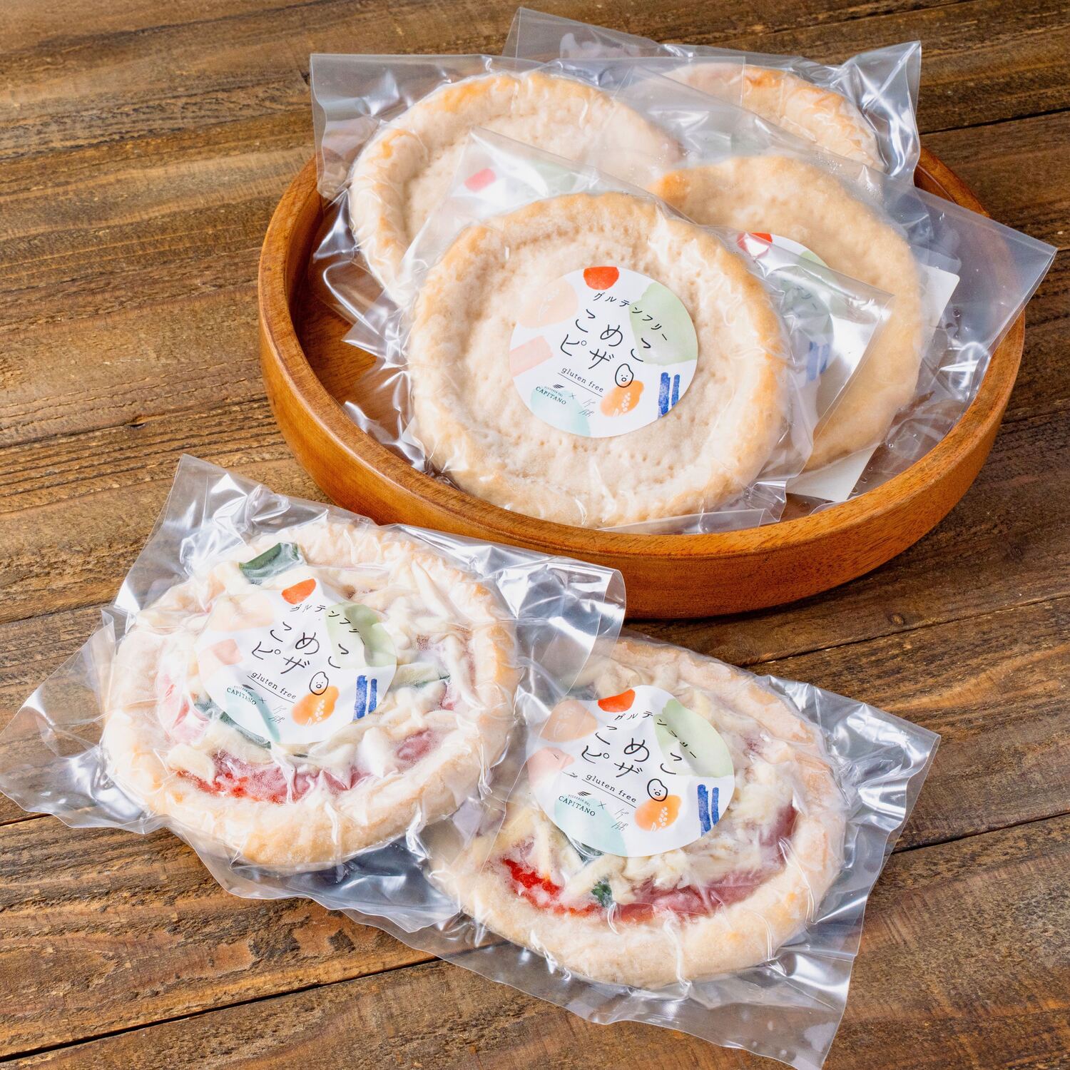 【アレルギー対応・グルテンフリー】こめこピザ（生地のみ4枚・マルゲリータ2枚） – NORTH DISH