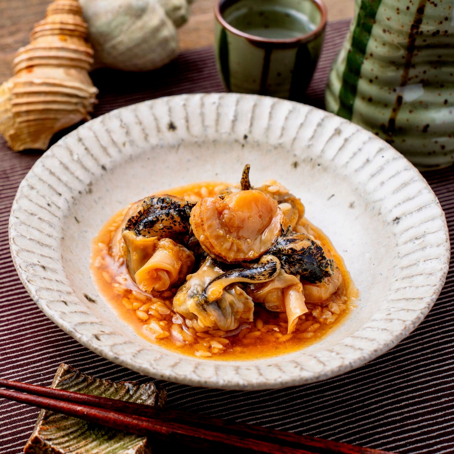 北海道産つぶ貝のてりやき糀漬〜ホタテ入り〜（100g）×5パック – NORTH DISH