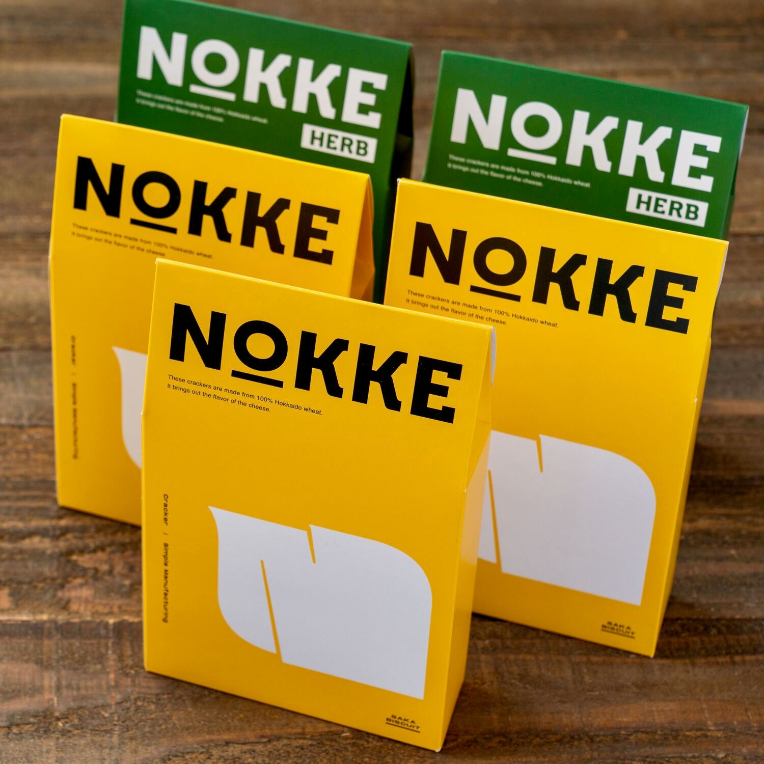 【チーズやワインによく合うクラッカー】NOKKE・HERB（5個セット）《NOKKE3個／HERB2個》 – NORTH DISH
